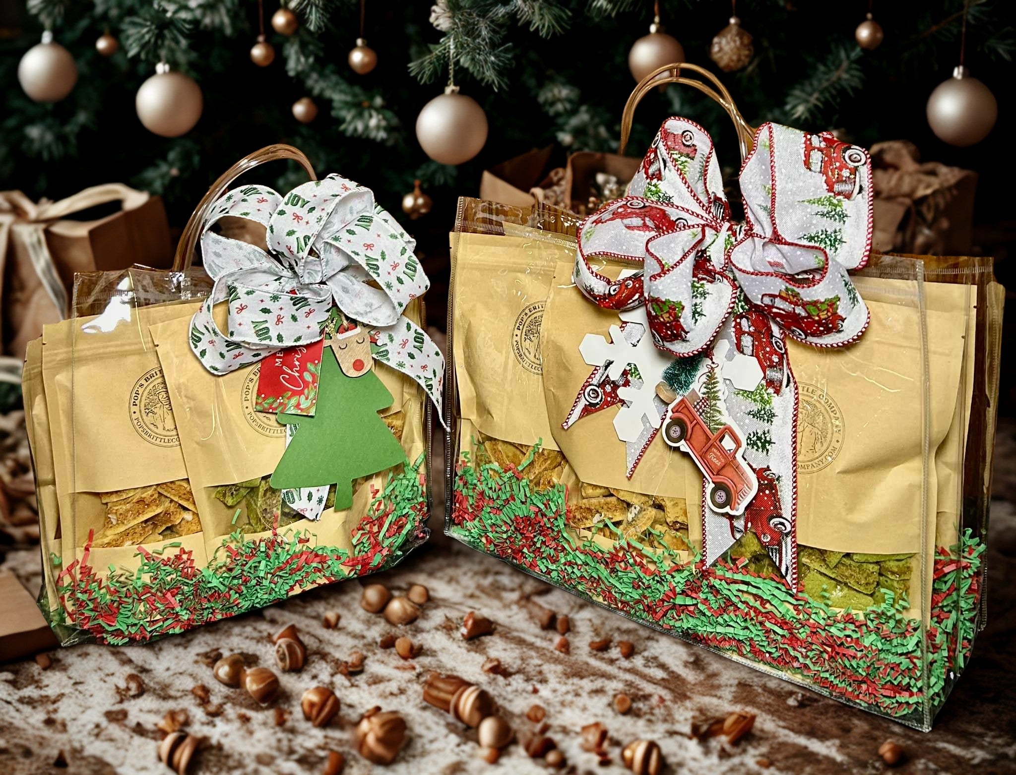 Christmas Themed Variety Pack – Pop's Brittle Company